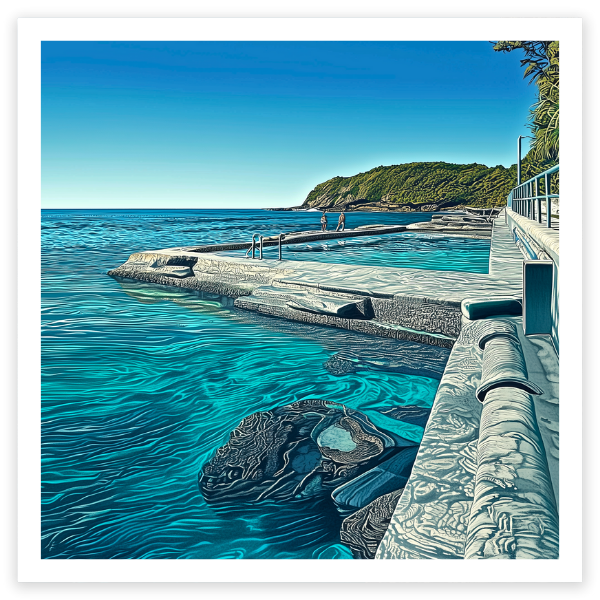 Fairy Bower Ocean Pool – Steve Ballantyne Art