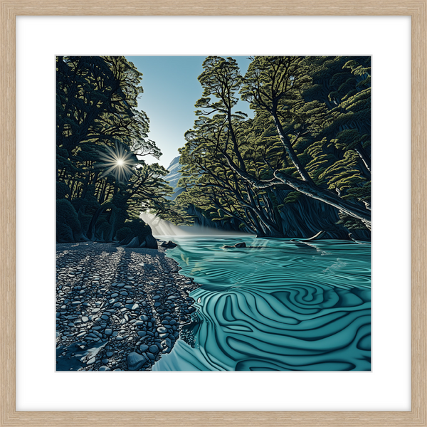 Clinton River, Milford Track – Steve Ballantyne Art